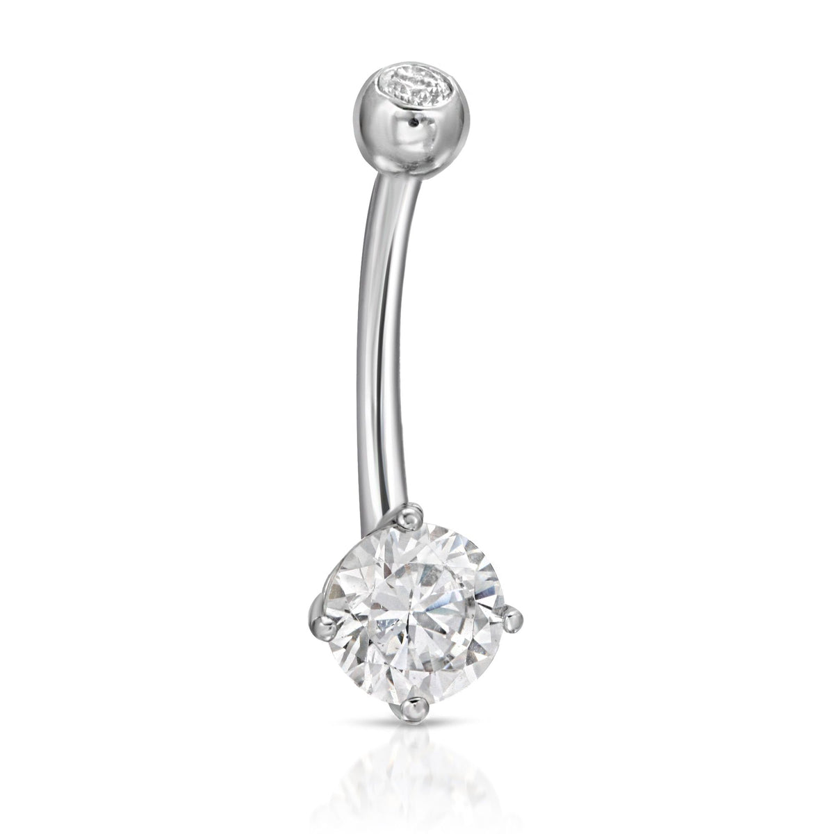 Solitaire Belly Ring – artwellsbodyart